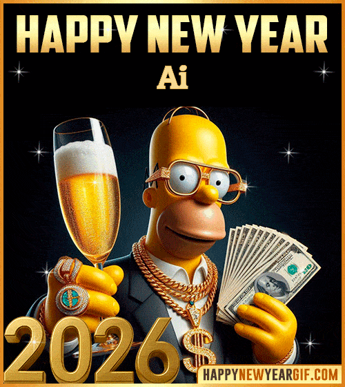Happy New Year 2026 Ai gif