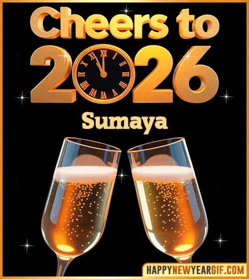 Happy New Year 2026 Sumaya gif